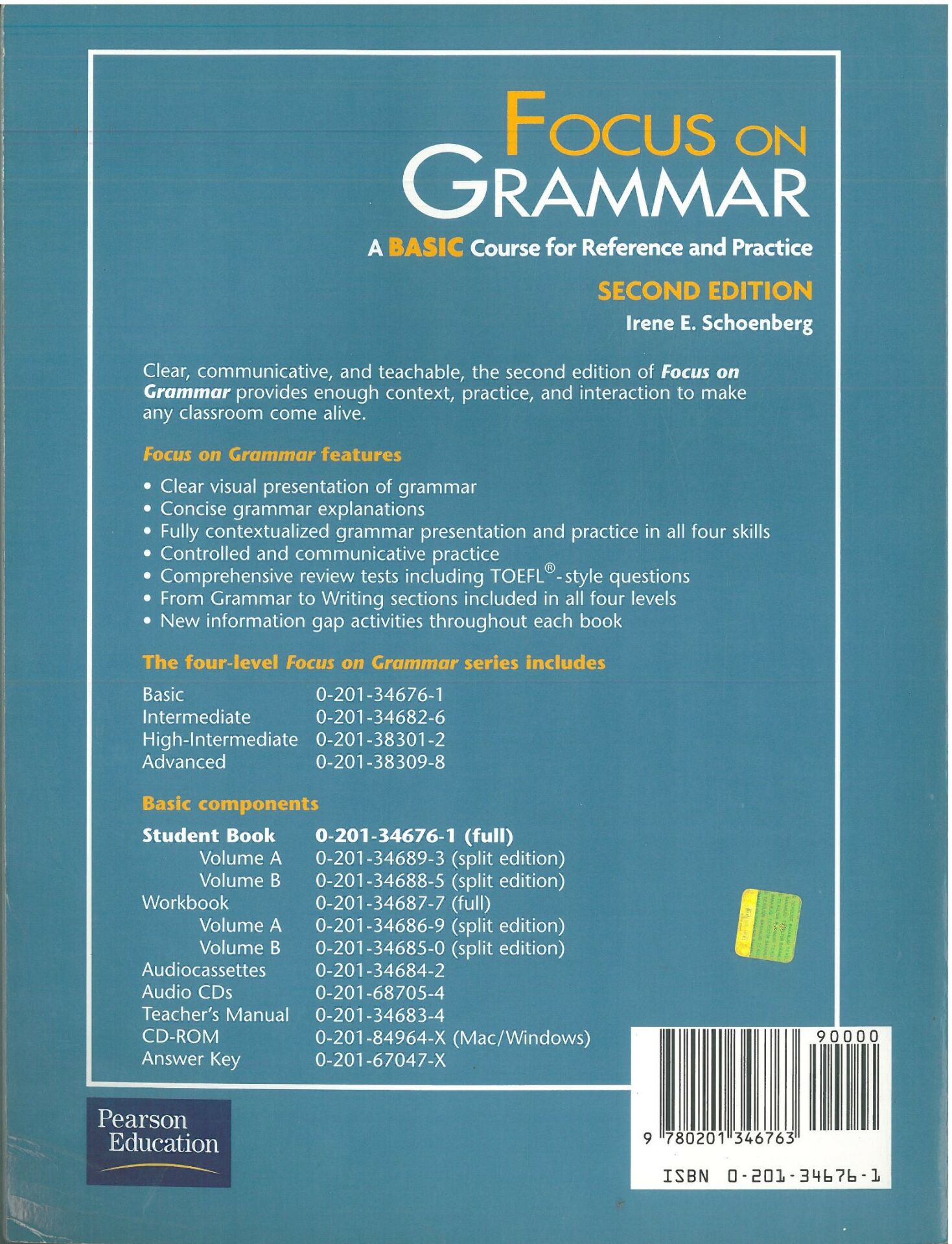 Focus on Grammar: Basic Level Student Book (2nd Edition)